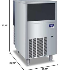 Manitowoc UNF0200A 19-3/4' Air-Cooled Nugget Undercounter Ice Machine with 30-Pound Bin, 115V