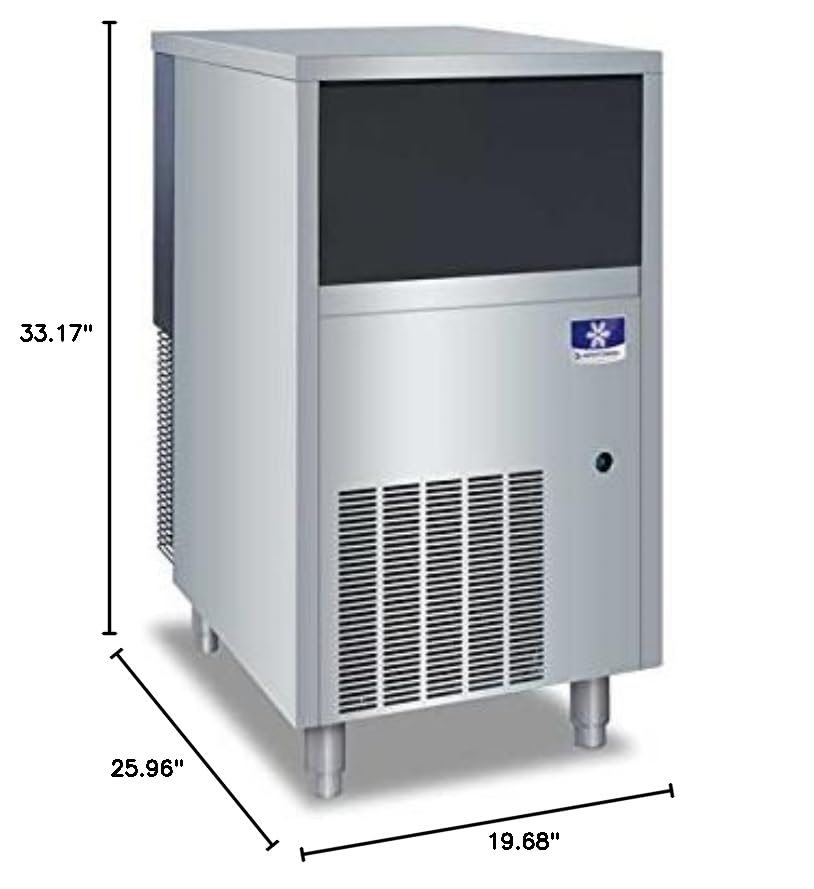 Manitowoc UNF0200A 19-3/4' Air-Cooled Nugget Undercounter Ice Machine with 30-Pound Bin, 115V