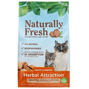 blue buffalo naturally fresh attract cat litter, 14 lb