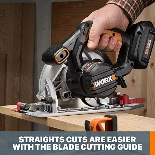 Worx WX530L 20V Power Share ExacTrack 6.5" Cordless Circular Saw