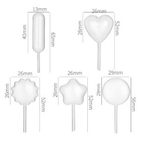 BEARHORN 200pcs 4ml Disposable Plastic Liquid Dropper Pasteur Pipettes Plastic Squeeze Transfer Pipettes, Suitable for Chocolate, Cupcakes, Strawberries