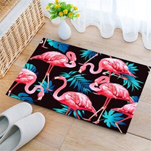 Eanpet Kitchen Rug Nonslip Washable Kitchen Floor Mats Corner Area Rug Water Absorbent Comfort Standing Mat Carpet for Kitchen Door Mat,Bathroom,Sink,Laundry Room,Black