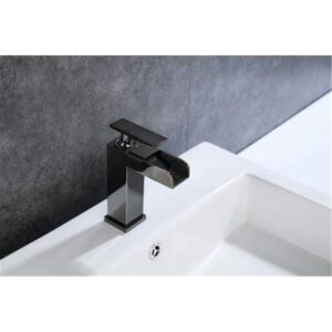 legion furniture upc faucet with drain-glossy black brass/glossy black