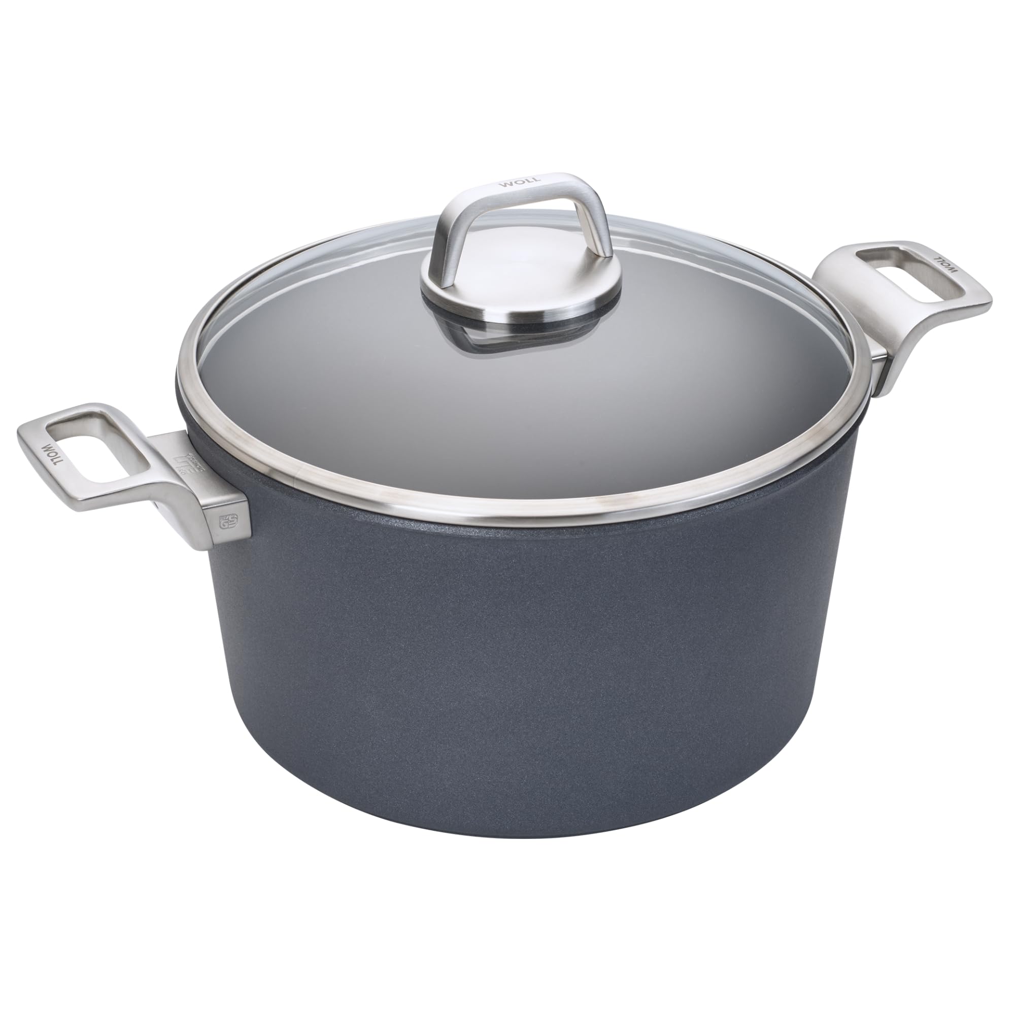 Woll Diamond Lite Pro Non Stick Induction Stockpot with Lid, 5.25 Quart, 9.5" Diameter