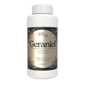 geraniol - premium high purity aroma compound - 1000ml (32 fl oz)