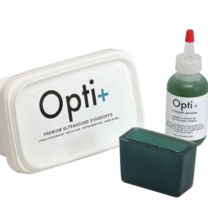 Opti+ Ultrasound Probe Standoff Kit, Cleaning Solution, High Clarity Standoff, Case