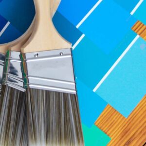 12PK 3 inch Flat Brush Premium Wall/Trim House Paint Brush Set for Professional Painter and Home Owners Painting Brushes for Cabinet Decks Fences Interior Exterior & Commercial Paintbrush.