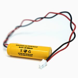 (5 Pack) OSA268 EXR LED EL M6 AA900mAh 1.2v Ni-CD AA 900mAh 1.2v Battery Exit Sign Emergency Light BST D-AA900BT Custom-332 ELB CS01