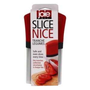 Joie Slice Nice, Onion and Tomato Slicer, Stainless Steel Blades, Colors May Vary, 1 Count