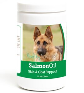 healthy breeds german shepherd salmon oil soft chews 90 count