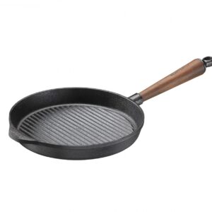 Skeppshult Walnut Round Grill Pan, 9.75 inch