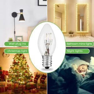 BULBMASTER 15 Watts Night Light Bulbs Replaces Scentsy Bulbs, Plug-in Warmers and Himalayan Salt Lamps Candelabra E12 Base 4-Pack