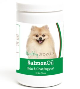 healthy breeds pomeranian salmon oil soft chews 90 count