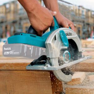 Makita XSH01Z-R 18V X2 LXT Cordless Lithium-Ion Cordless 7-1/4 in. Circular Saw (Bare Tool) (Renewed)