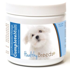 healthy breeds maltese all in one multivitamin soft chew 60 count