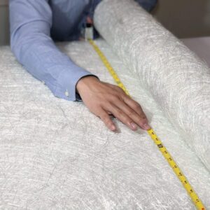 fiberglass chopped strand mat cloth 50" x 360" | 50 inch wide 10 yard long | 1 oz | csm grp | molding roofing boat marine repair with e-glass fiber roll | resin compatible | rolled package