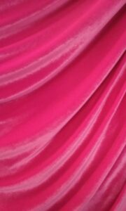 stretch velvet by the yard (hot pink)