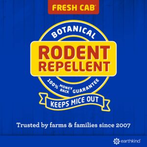 Fresh Cab Botanical Rodent Repellent - Environmentally Friendly, Keeps Mice Out, 12 Scent Pouches