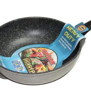 Joycook Marble Coated Heavy Gauge Aluminum Nonstick Wok pan, 12-inch