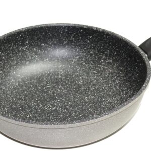 Joycook Marble Coated Heavy Gauge Aluminum Nonstick Wok pan, 12-inch