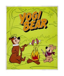 yogi bear 36"panel multi, fabric