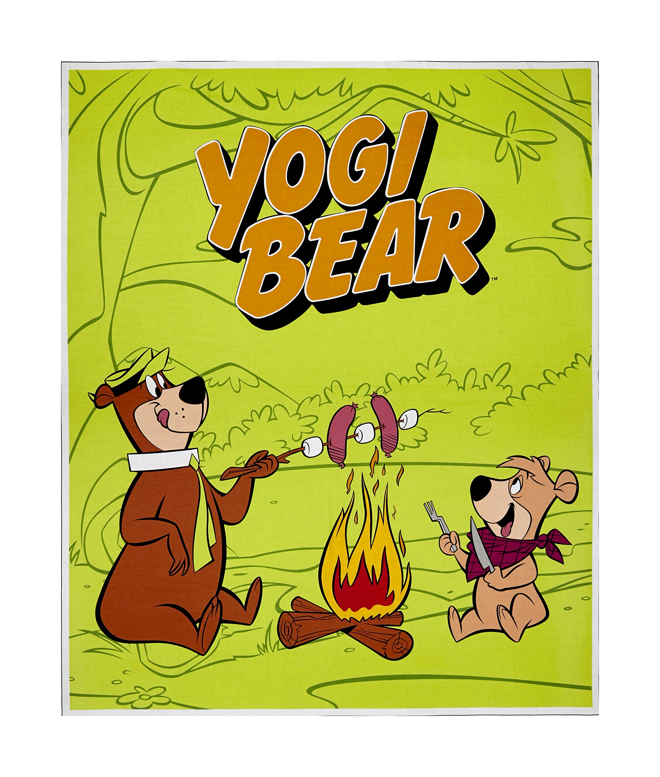 Yogi Bear 36"Panel Multi, Fabric