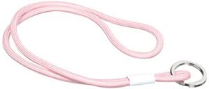 copenhagen design pantone key chain l, long key hanger, nylon, light pink, 182 c