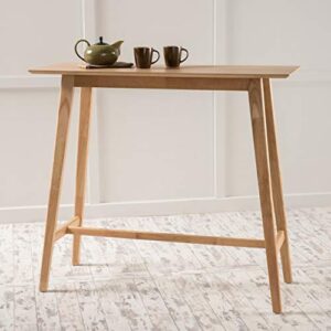 Christopher Knight Home Moria Wood Bar Table, Natural Oak Finish