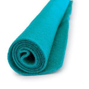 peacock jewel tone turquoise - premium acrylic felt xl craft sheet