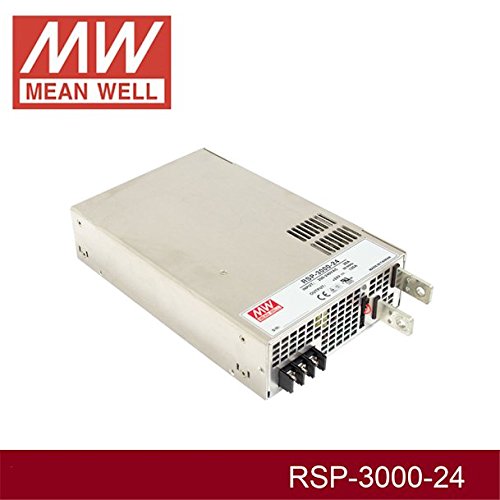 Programmable 3000W 24V 125A RSP-3000-24 Meanwell AC-DC Single Output RSP-3000 Series MEAN WELL Switching Power Supply