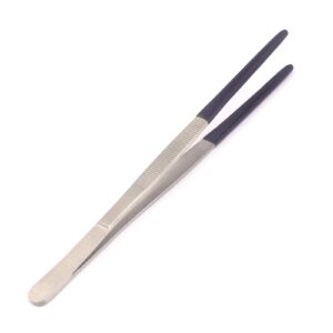 ddp 8" ultrasonic cleaning tweezers tongs pvc soft-coated steam cleaning jewelry making tool