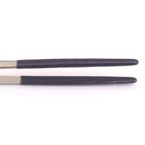 DDP NEW TWEEZERS RUBBER PVC COATED TIPS 12" STAINLESS STEEL FORCEPS STEAM ULTRASONIC CLEANING