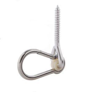 Barn-Shed-Play Stainless Steel Threaded Snap Hook Swing Hangers