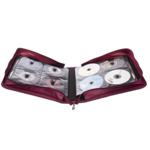 256 Capacity CD/DVD case Wallet, Storage,Holder,Booklet by Rekukos（Rose）