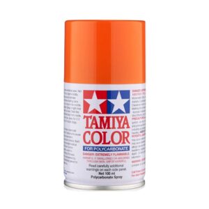 tamiya lacquer spray paint can ps62 pure orange 3 oz