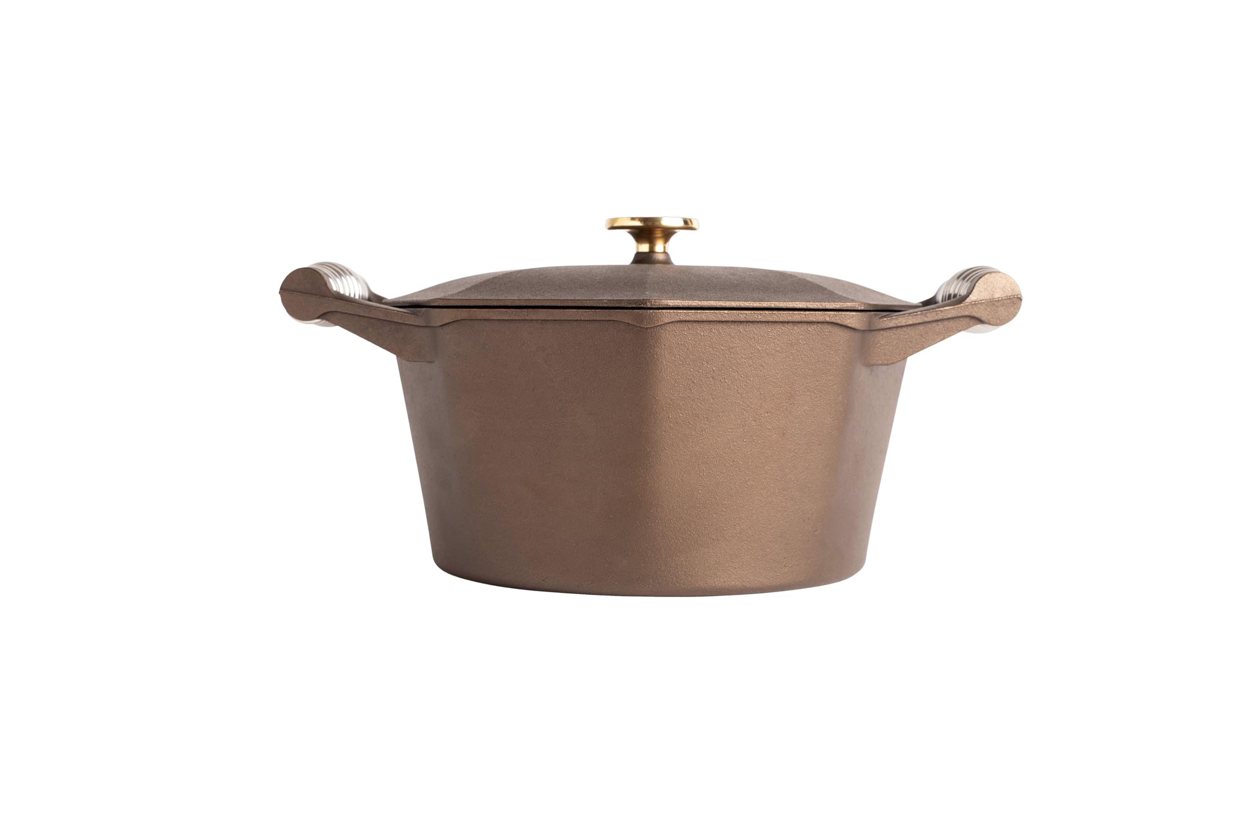 FINEX 5-Quart Cast Iron Dutch Oven, Modern Heirloom, Handcrafted in the USA, Pre-seasoned with Organic Flaxseed Oil