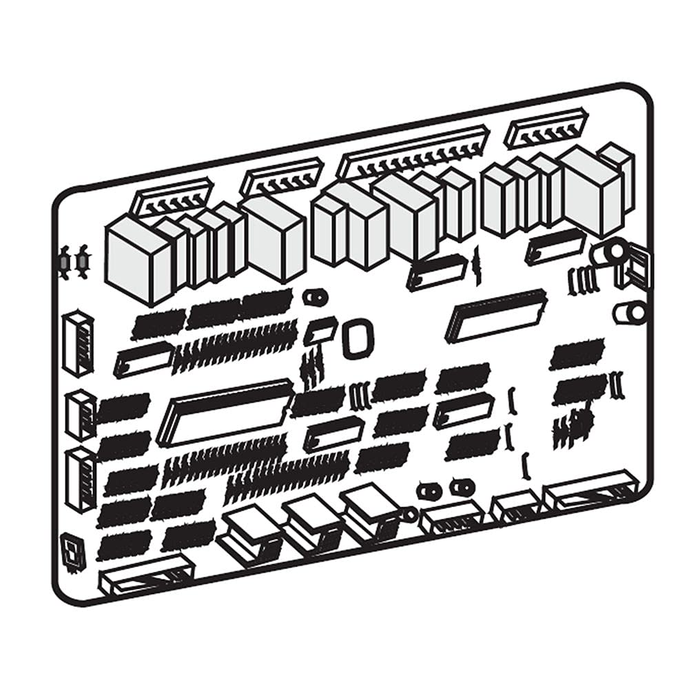 SAMSUNG DA92-00384H Refrigerator Electronic Control Board Genuine Original Equipment Manufacturer (OEM) Part