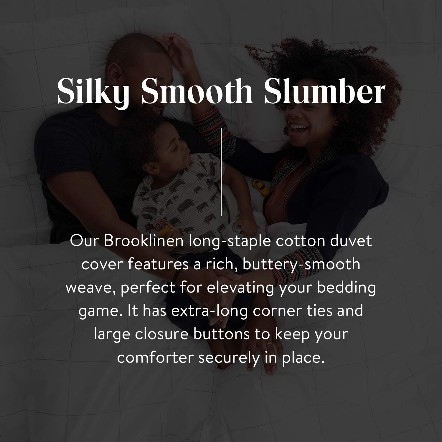 Brooklinen Luxury Sateen Duvet Cover - 100% Cotton, Full/Queen Size in White with Extra-Long Corner Ties and Button Closure| Best Luxury Sheets