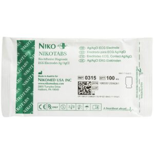 Nikomed 315 Tab Electrode, Adult (Pack of 5000)