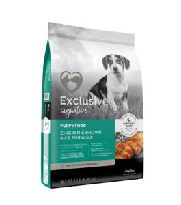 exclusive | signature puppy chicken & brown rice comfort care | dog (puppy) food (5 pound (5 lb.) bag)