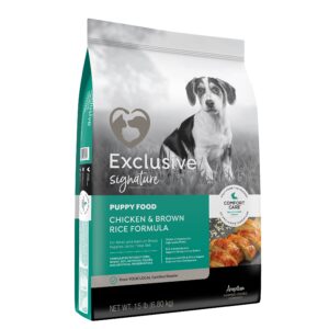 Exclusive | Signature Puppy Chicken & Brown Rice Comfort Care | Dog (Puppy) Food (5 Pound (5 lb.) Bag)