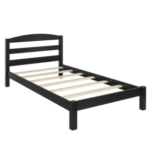 Dorel Asia DA7428-BK Bed, Twin, Black