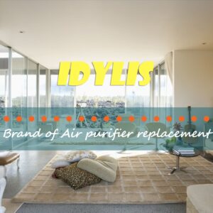 GHM 4PK Replacement Idylis C Carbon Pre-Filters Part # IAF-H-100C for Idylis Air Purifiers IAP-10-200, IAP-10-280