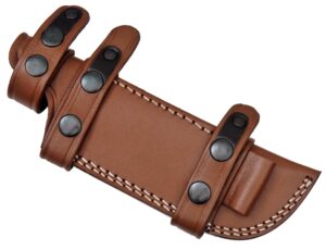 ottoza top grain leather knife sheaths for fixed blade knives, left hand leather knife sheath for belt, leather knife holster belt knife holder, horizontal knife sheath for belt no:9