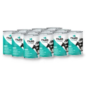 nulo freestyle all breed wet canned dog food for puppies, premium all natural grain-free, high animal-based protein