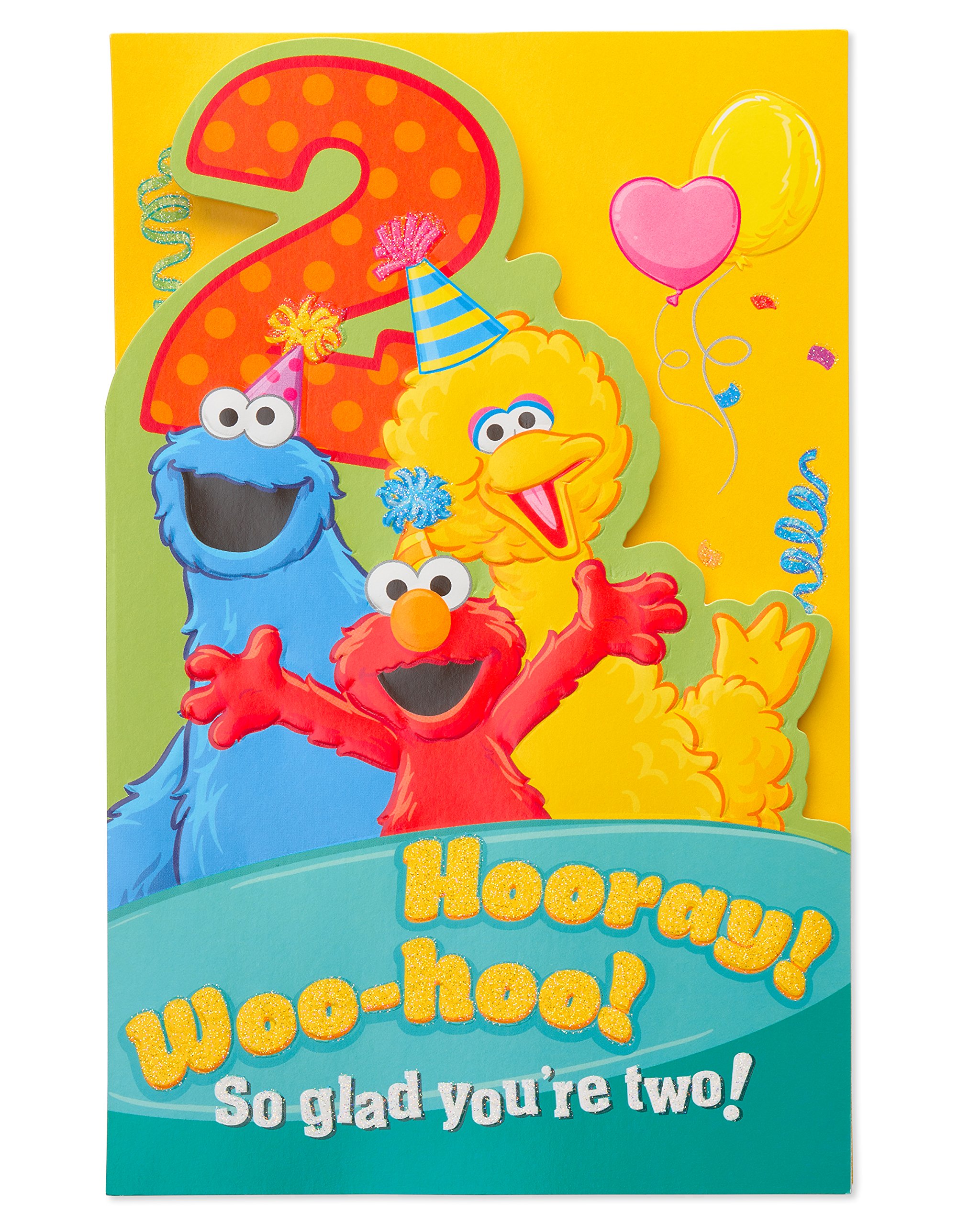 American Greetings 2nd Birthday Card (Sesame Street)