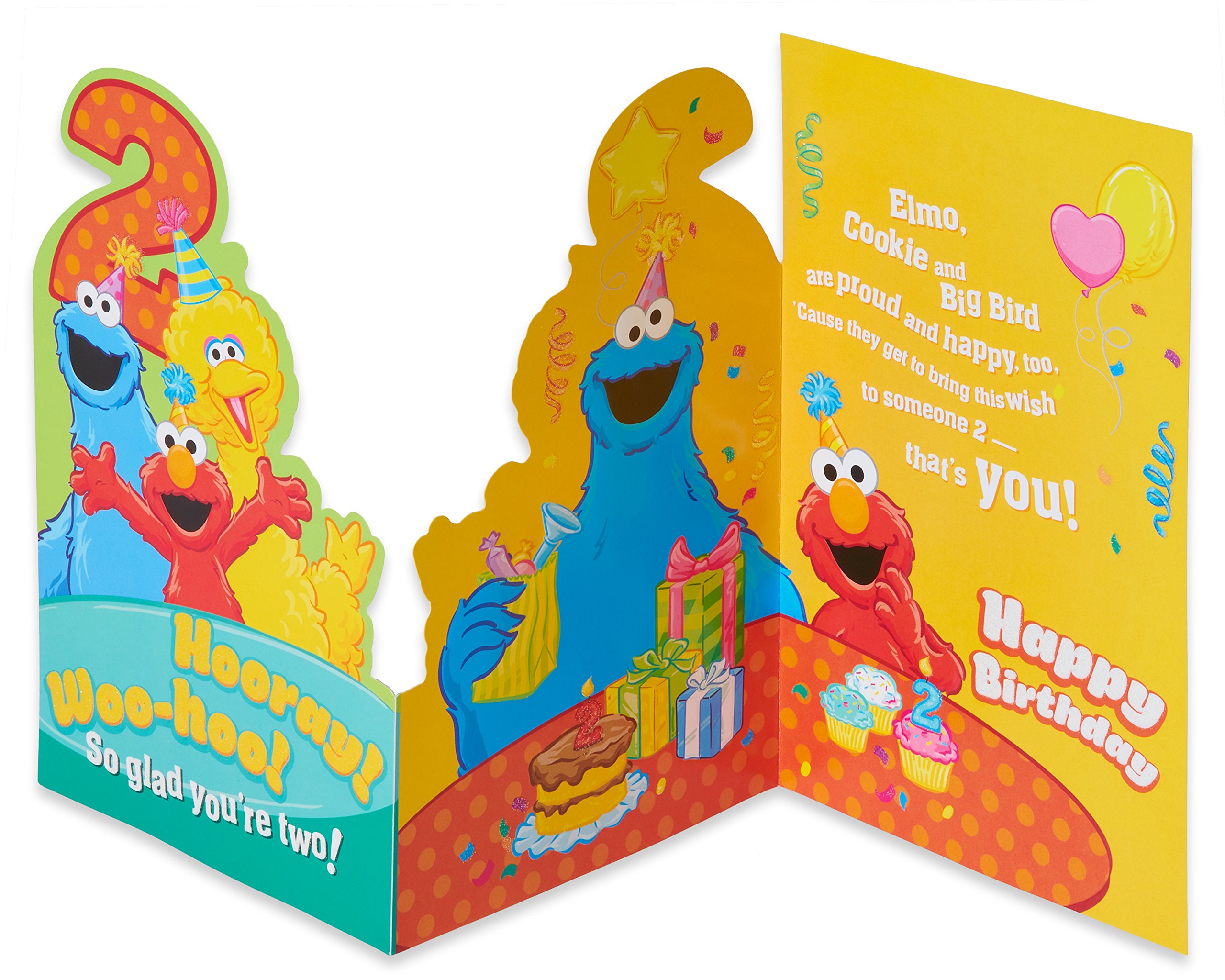 American Greetings 2nd Birthday Card (Sesame Street)