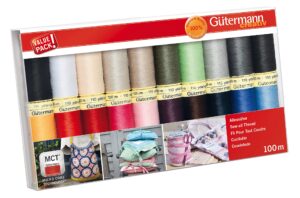 gutermann thread set: sew-all: 100m: pack of 20, assorted