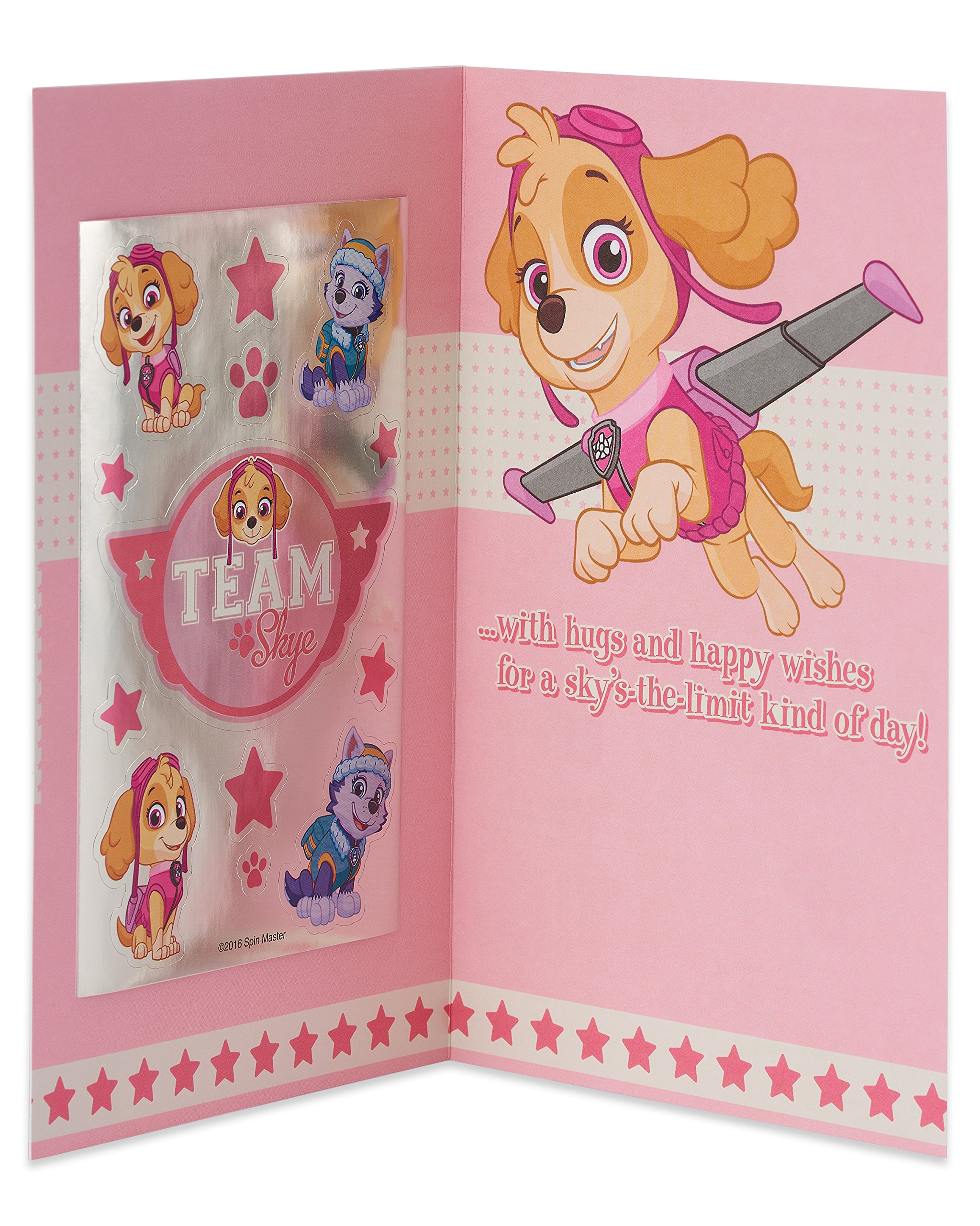 American Greetings Birthday Card for Kids (Paw Patrol)