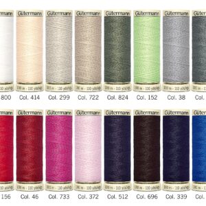 Gutermann Thread Set: Sew-All: 100m: Pack of 20, Assorted